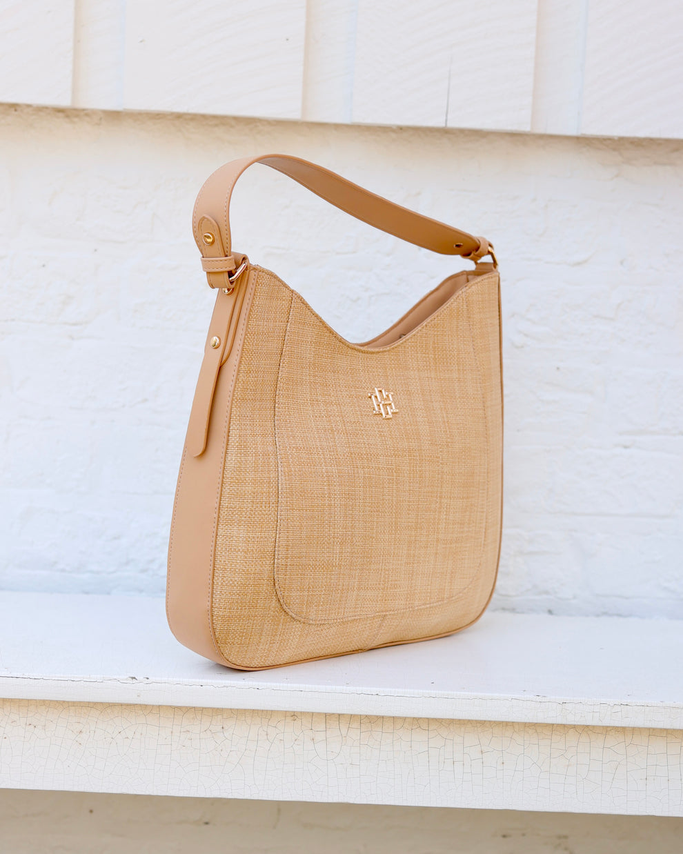 Hadlee Hobo Bag Natural – Caroline Hill Wholesale