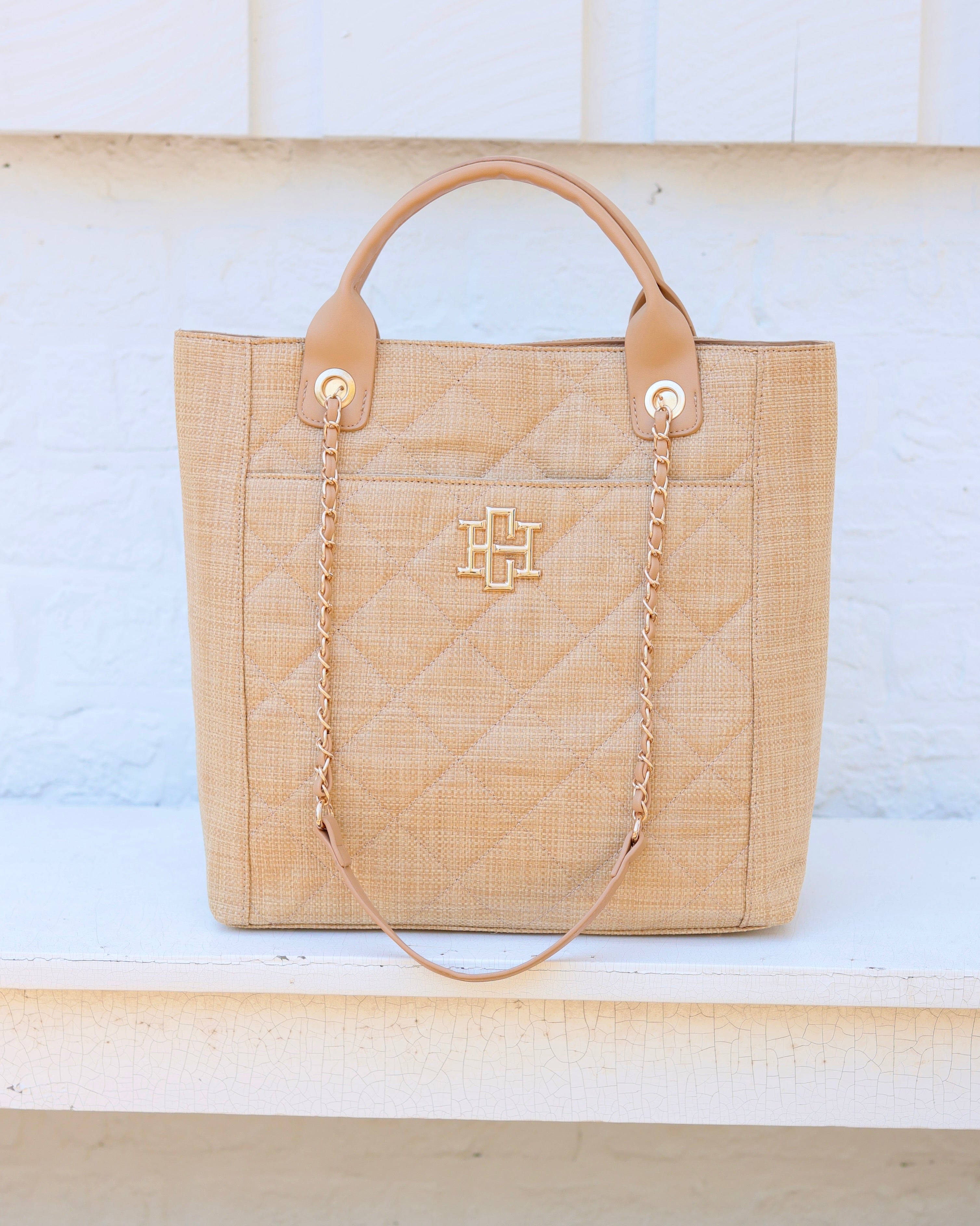 Kinzley Tote Natural LD – Caroline Hill Wholesale