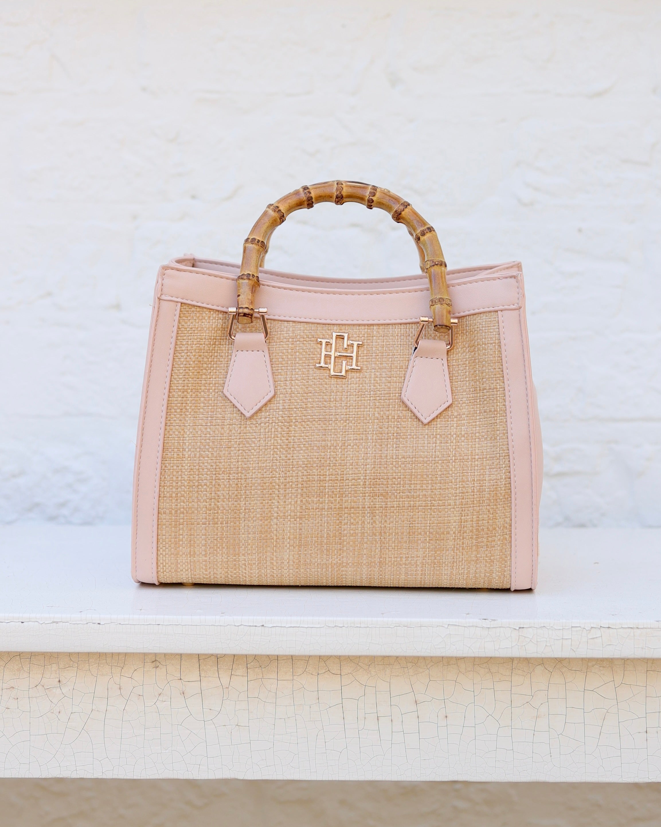Kennedy Tote Natural Blush – Caroline Hill Wholesale