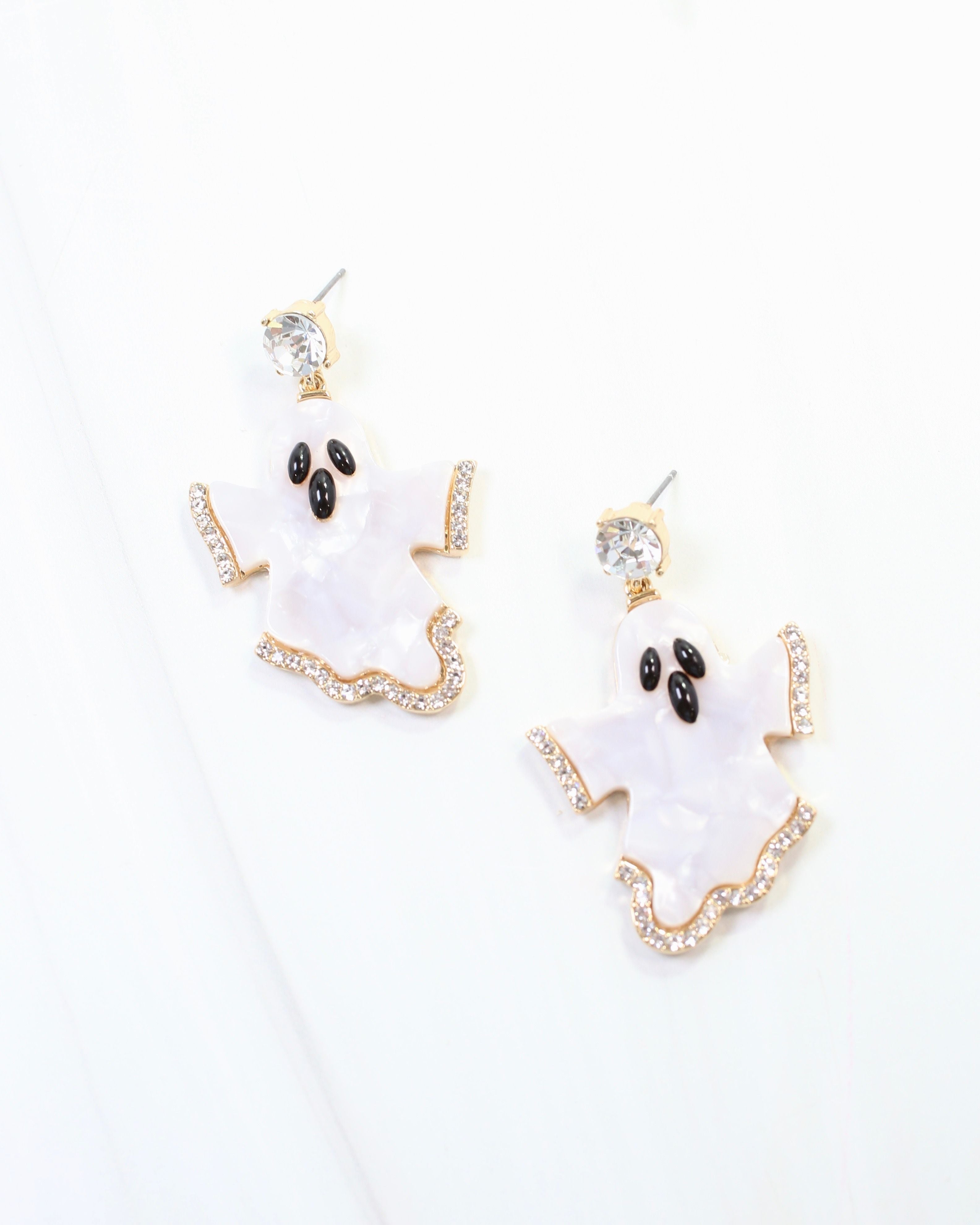 Ghastly Ghost Earring White – Caroline Hill Wholesale