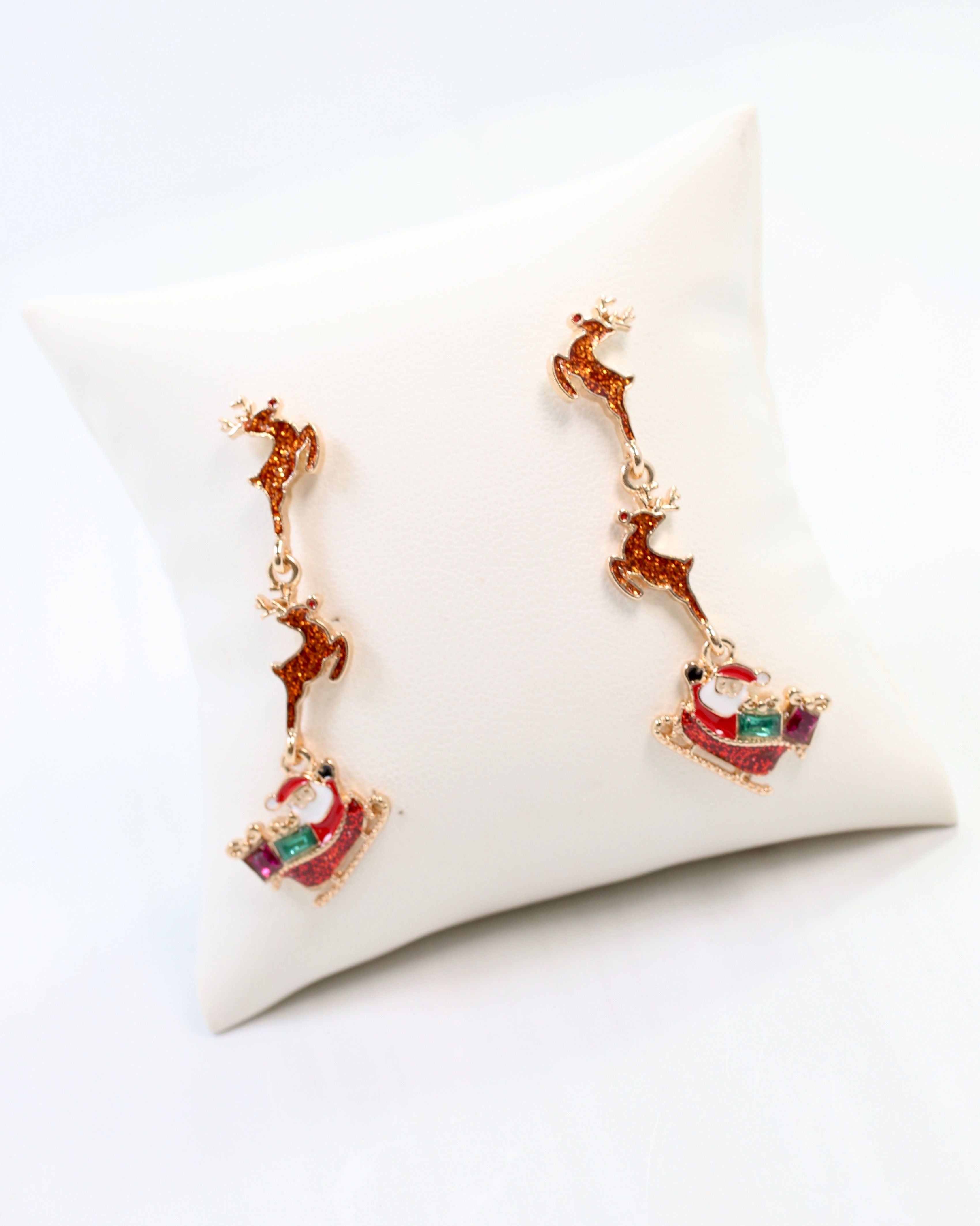 Rudolph Rules Earring Red – Caroline Hill Wholesale